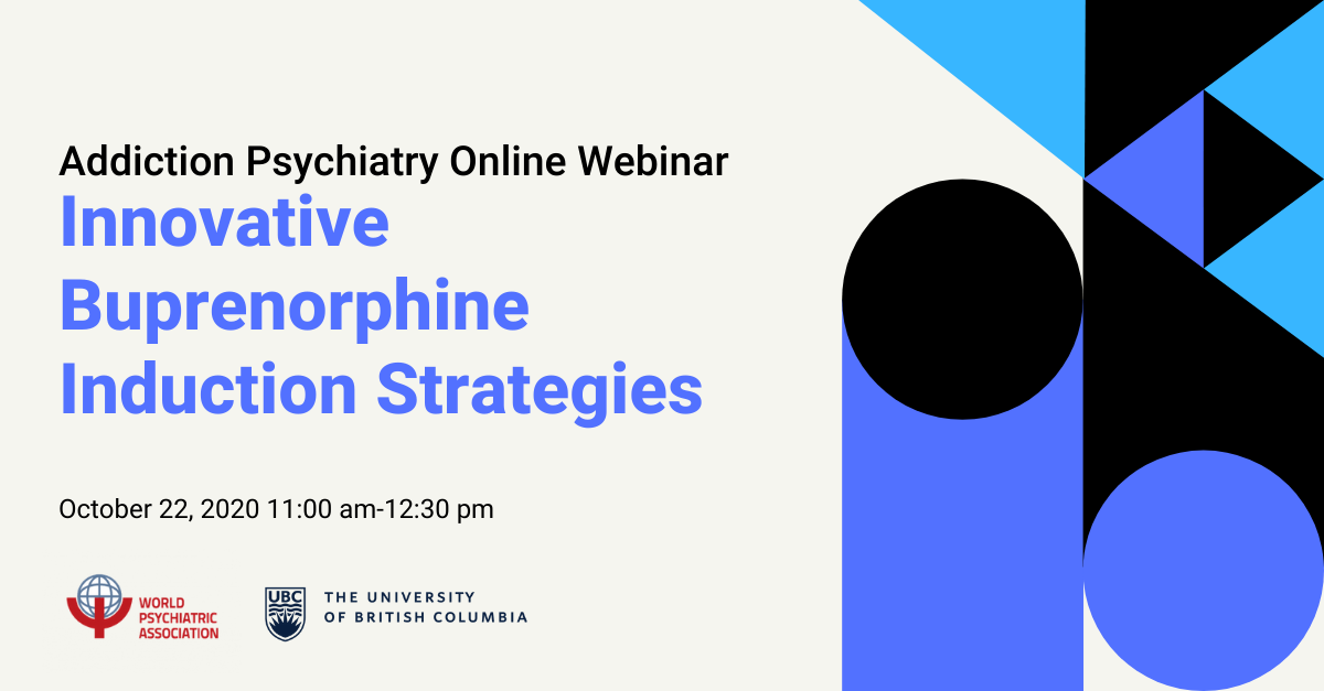 Innovative Buprenorphine Induction Strategies Webinar | Addictions and ...